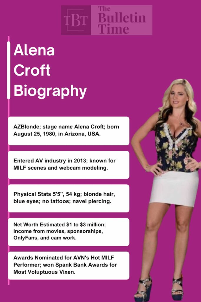 Alena Croft Biography, Age, Personal Life, Achievements, Career, Net ...