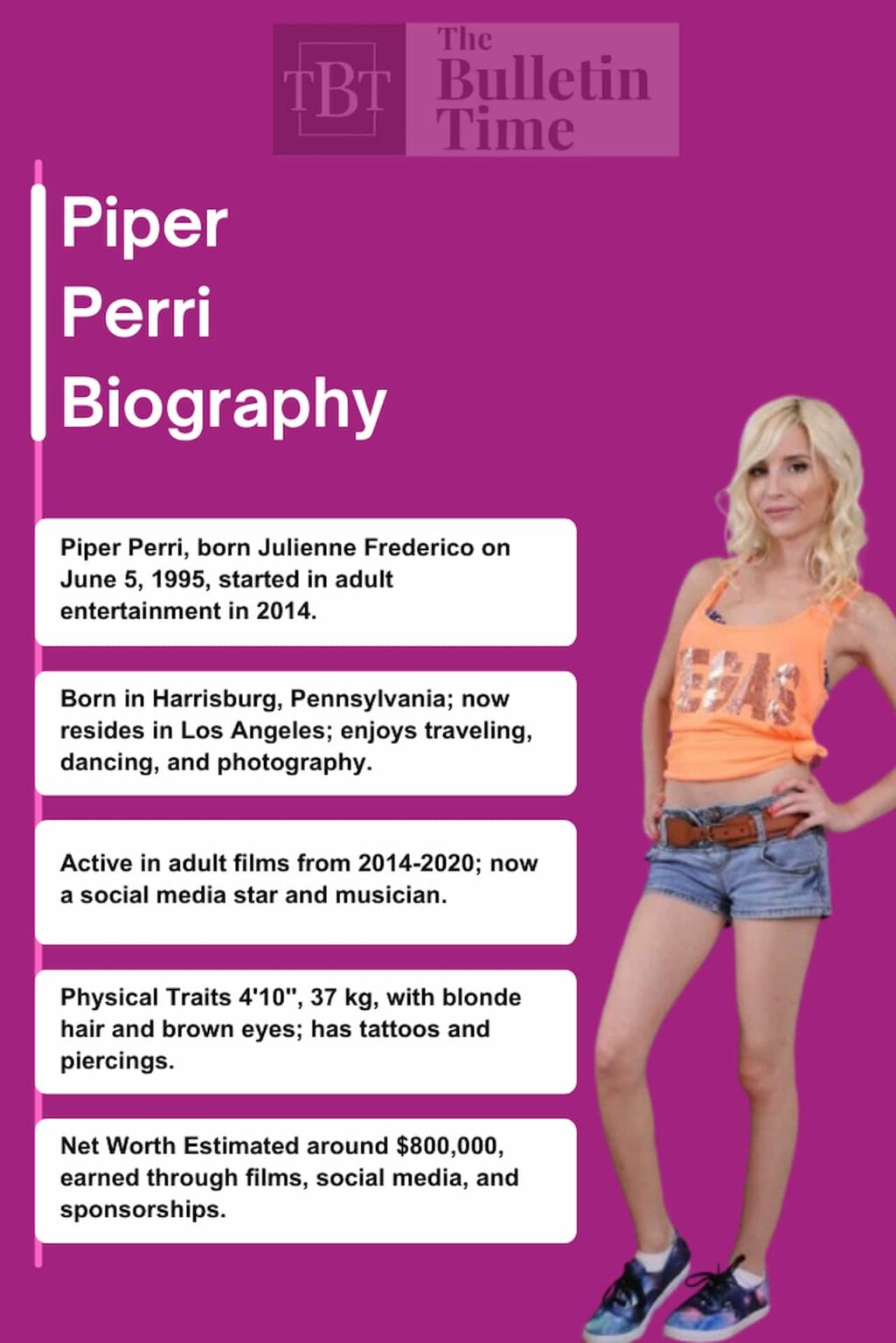 Piper Perri Biography, Early Life, Achievements, Professional Life, Net ...
