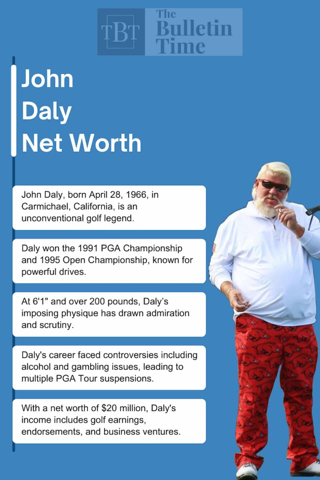 John Daly Net Worth 2024, Biography, Professional Life, Net Worth, and ...